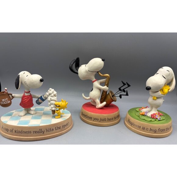 Hallmark, Peanuts | Accents | Hallmark Peanuts Snoopy Figurines Set Of ...